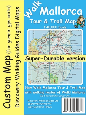 Walk Mallorca Tour & Trail Custom Maps for Garmins